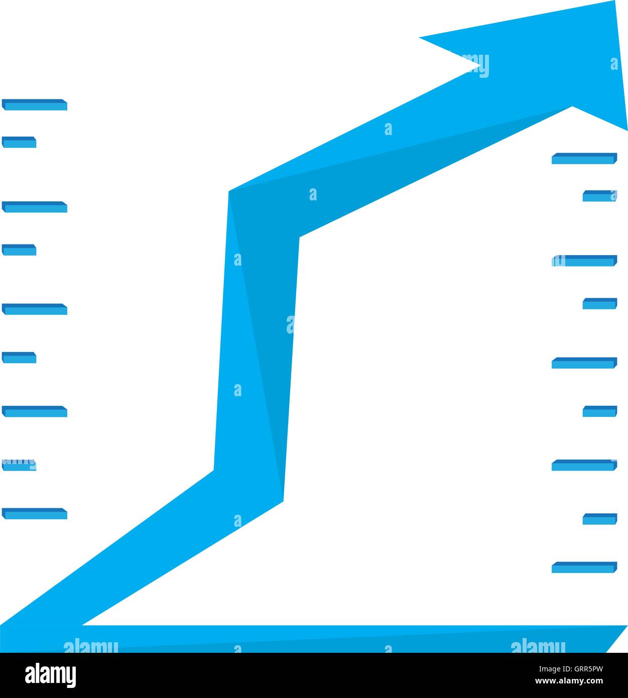 Abstract profit business graph bar, Vector illustration Stock Vector ...