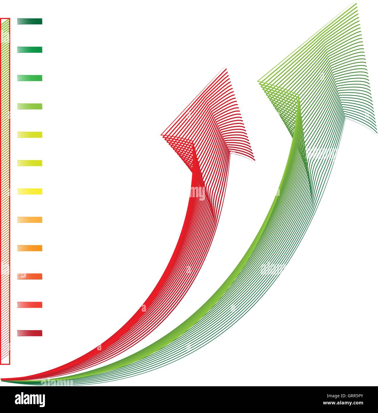 Abstract profit business graph bar, Vector illustration Stock Vector ...