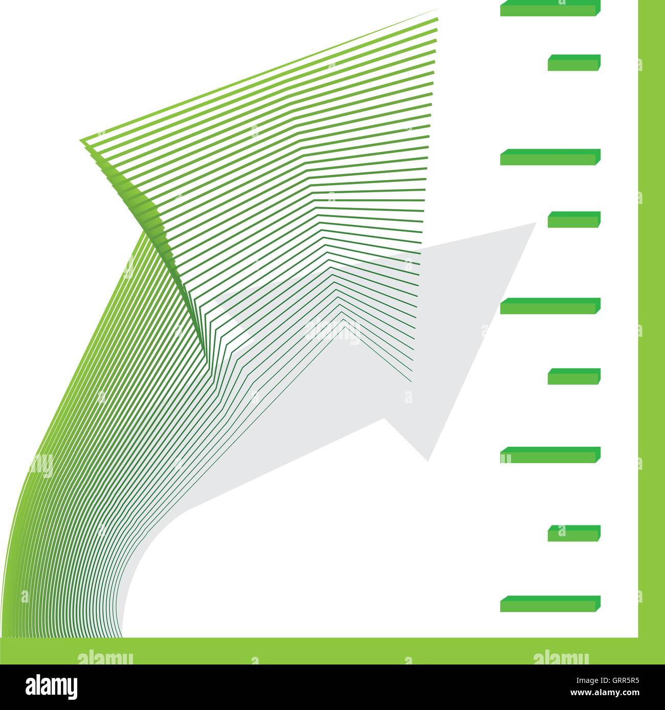 Abstract profit business graph bar, Vector illustration Stock Vector ...