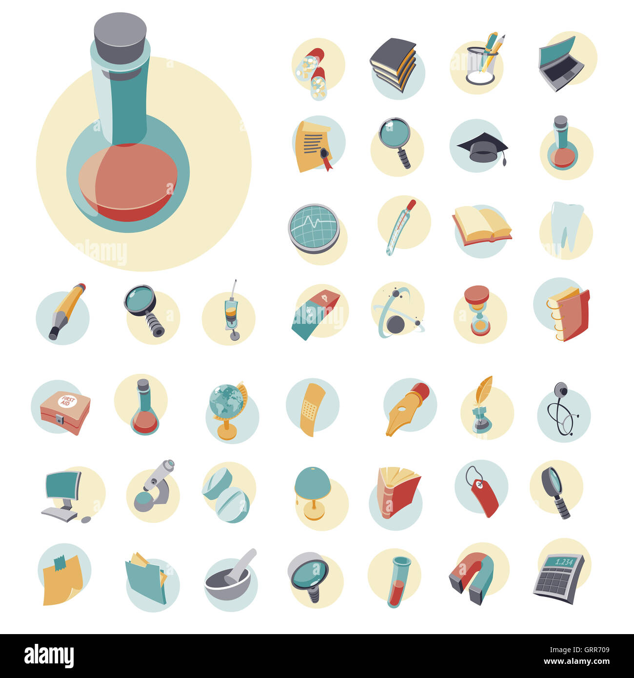 Vintage science lab Cut Out Stock Images & Pictures - Alamy