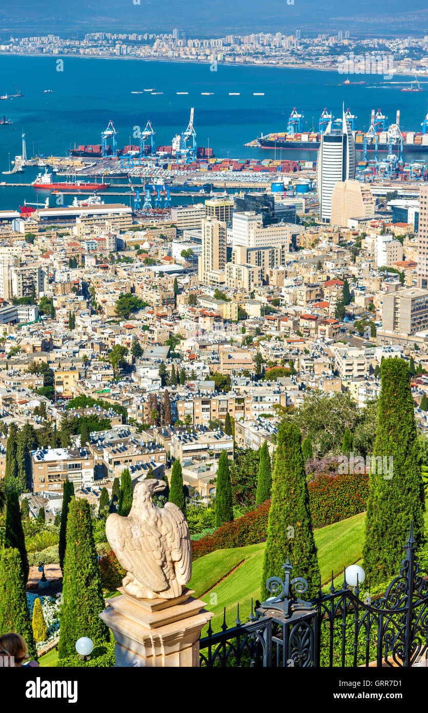 Aerial view from haifa hi-res stock photography and images - Alamy