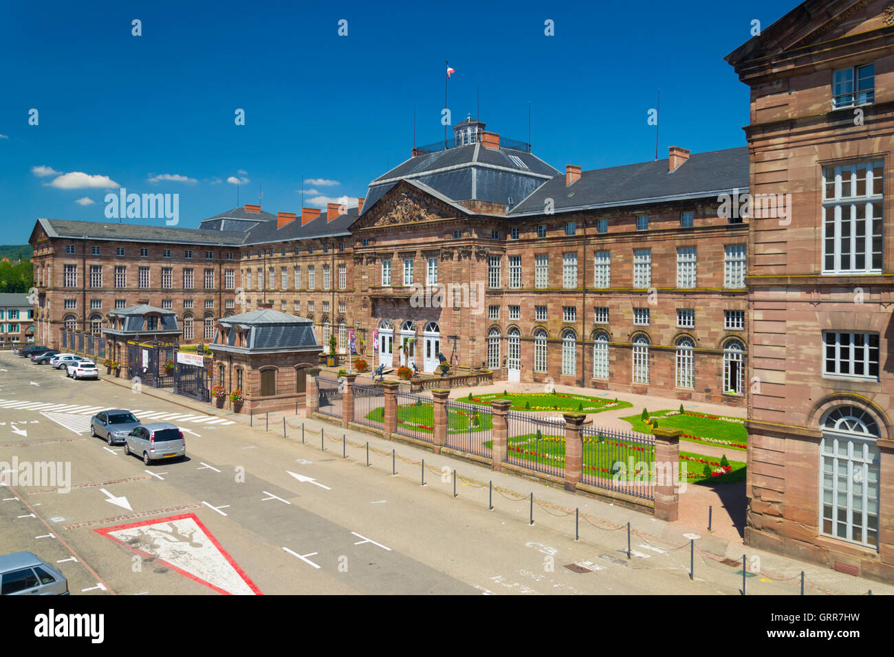France, Bas Rhin (67), Saverne town, Palace castle des Rohan Stock ...