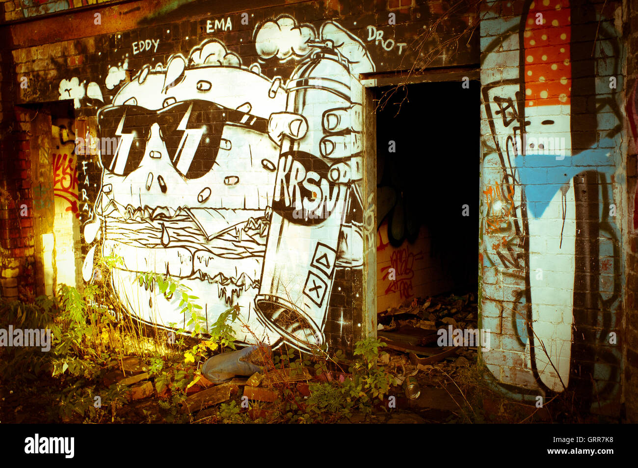 Graffiti in Sheffield, UK Stock Photo - Alamy