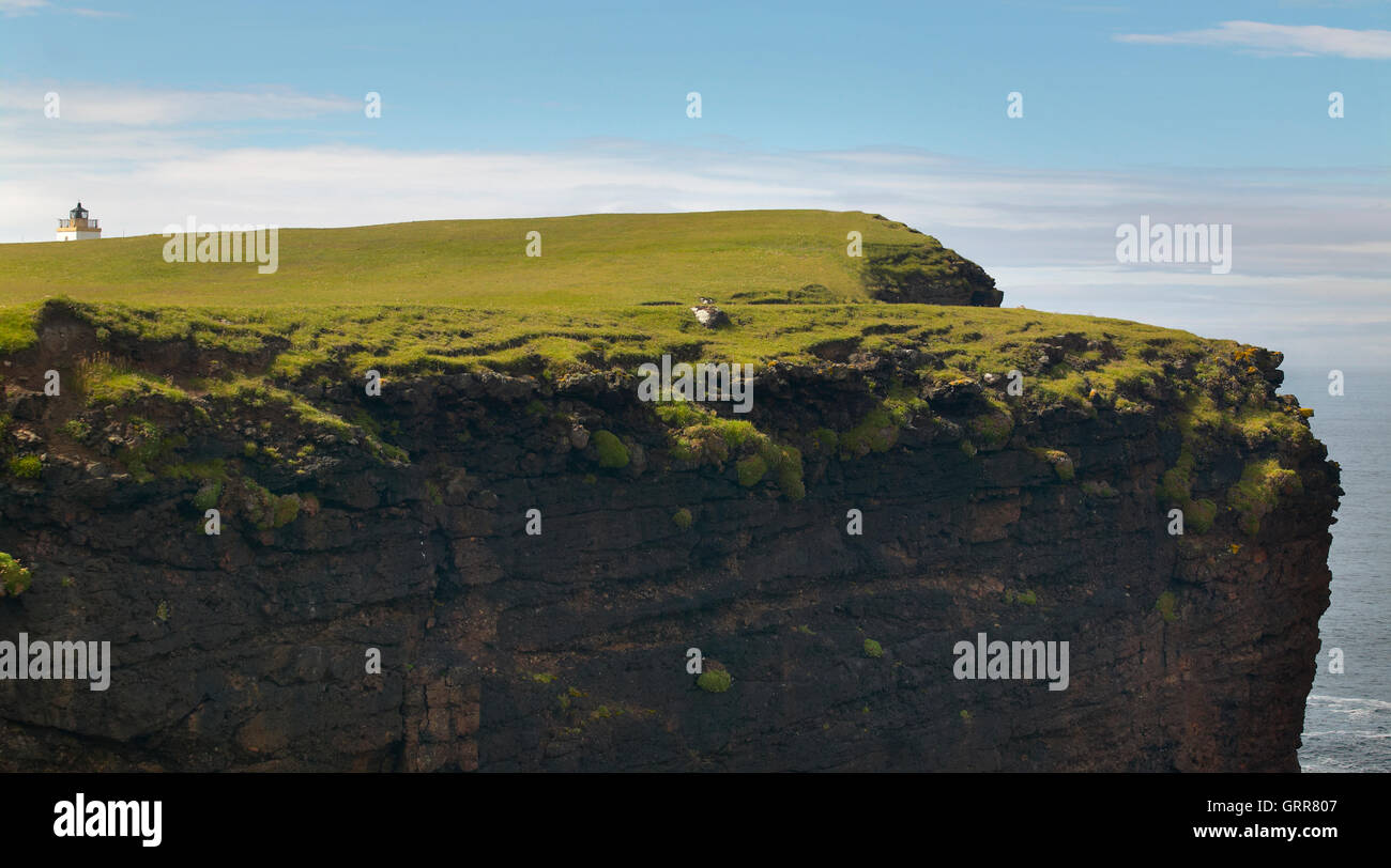 Scottish coastline landscape in Shetland islands. Scotland. UK ...