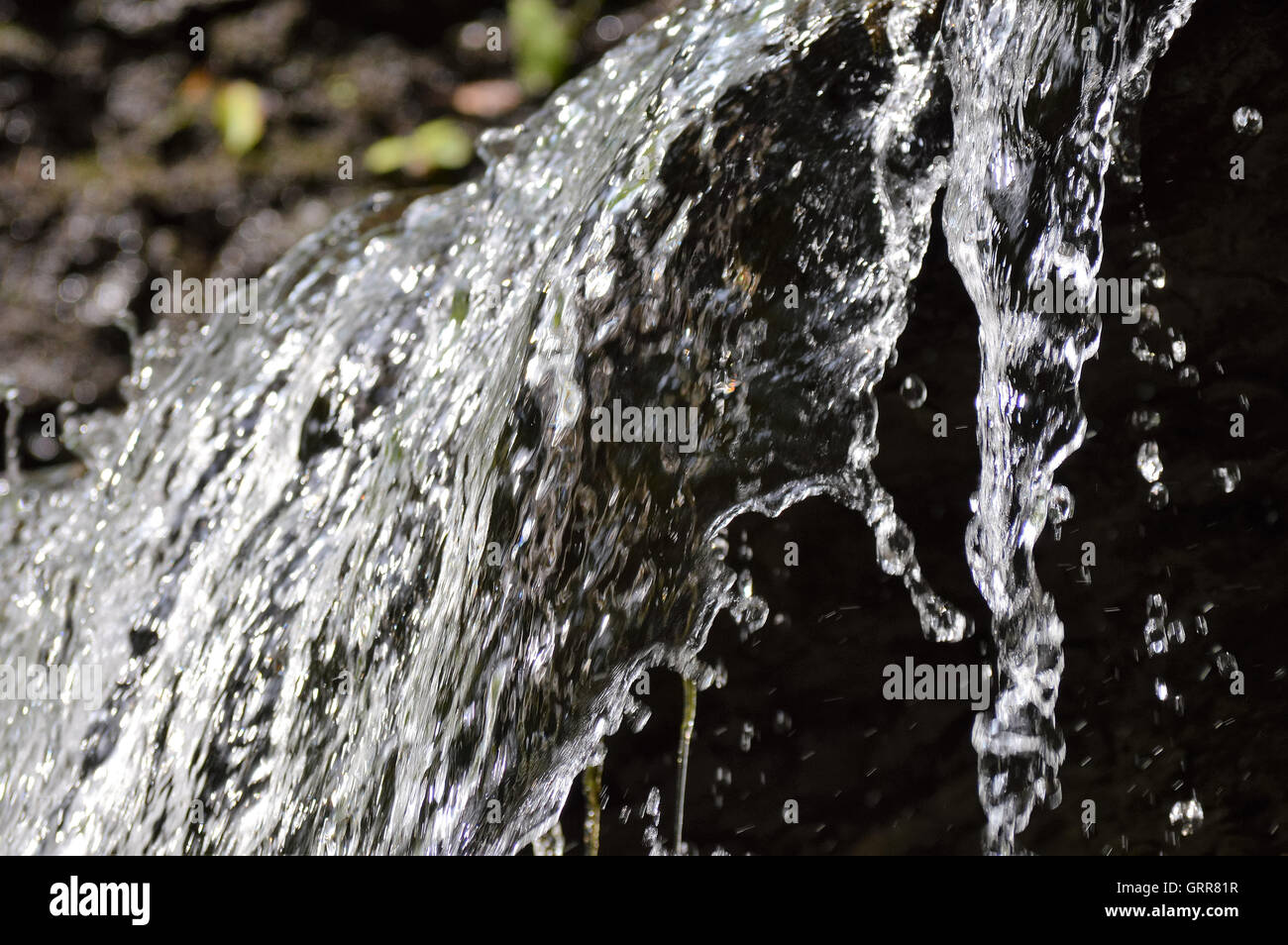 Edge of a Waterfall Stock Photo - Alamy