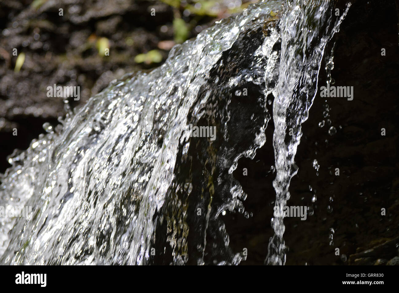 Edge of a Waterfall Stock Photo - Alamy