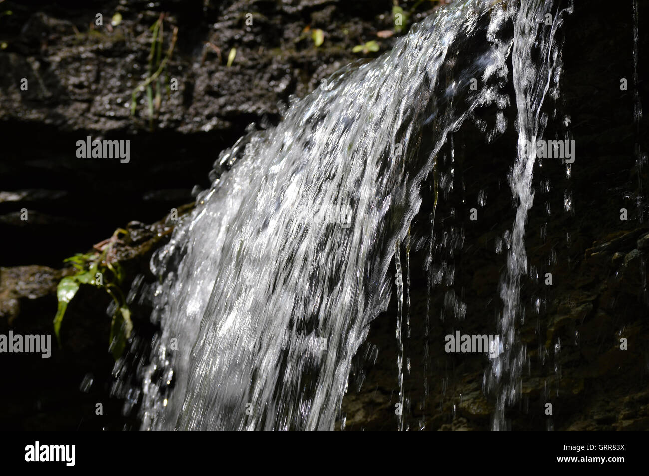 Edge of a Waterfall Stock Photo - Alamy