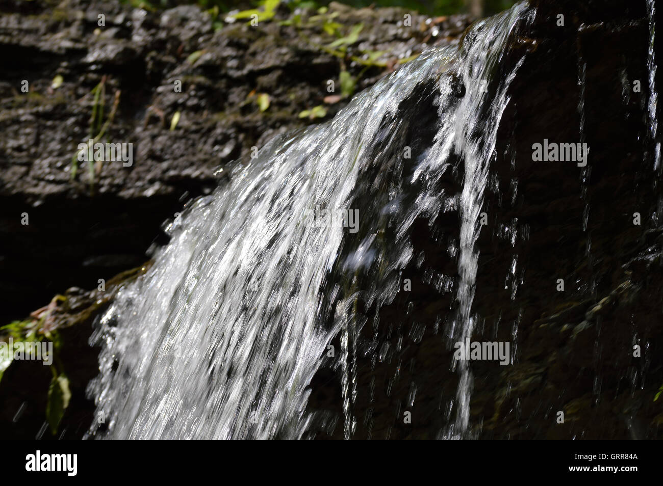 Edge of a Waterfall Stock Photo - Alamy