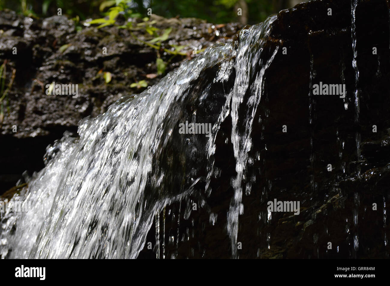 Edge of a Waterfall Stock Photo - Alamy