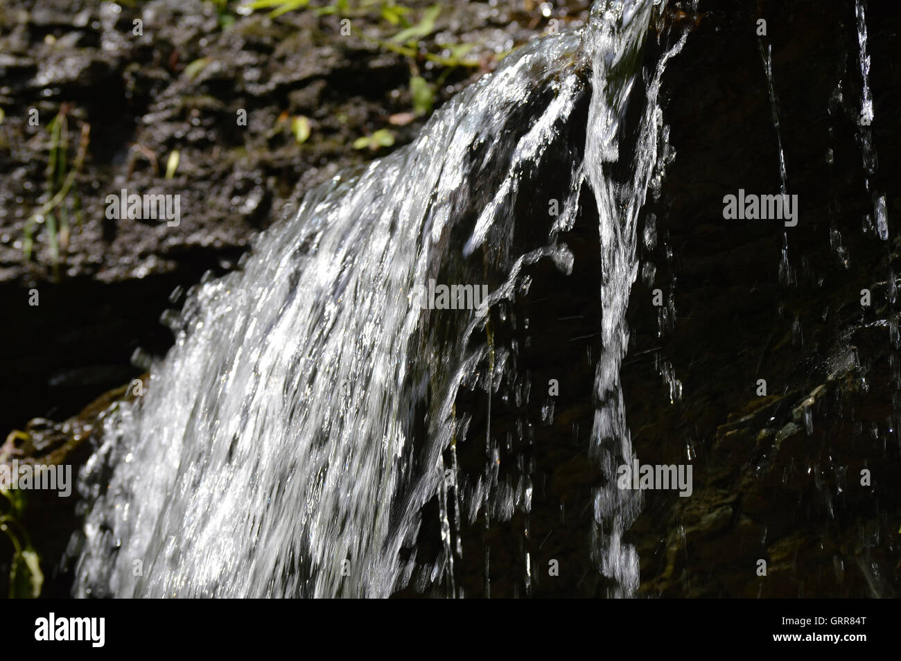 Edge of a Waterfall Stock Photo - Alamy