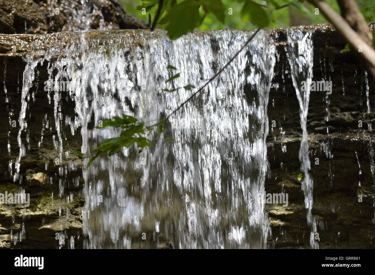 Edge of a Waterfall Stock Photo - Alamy