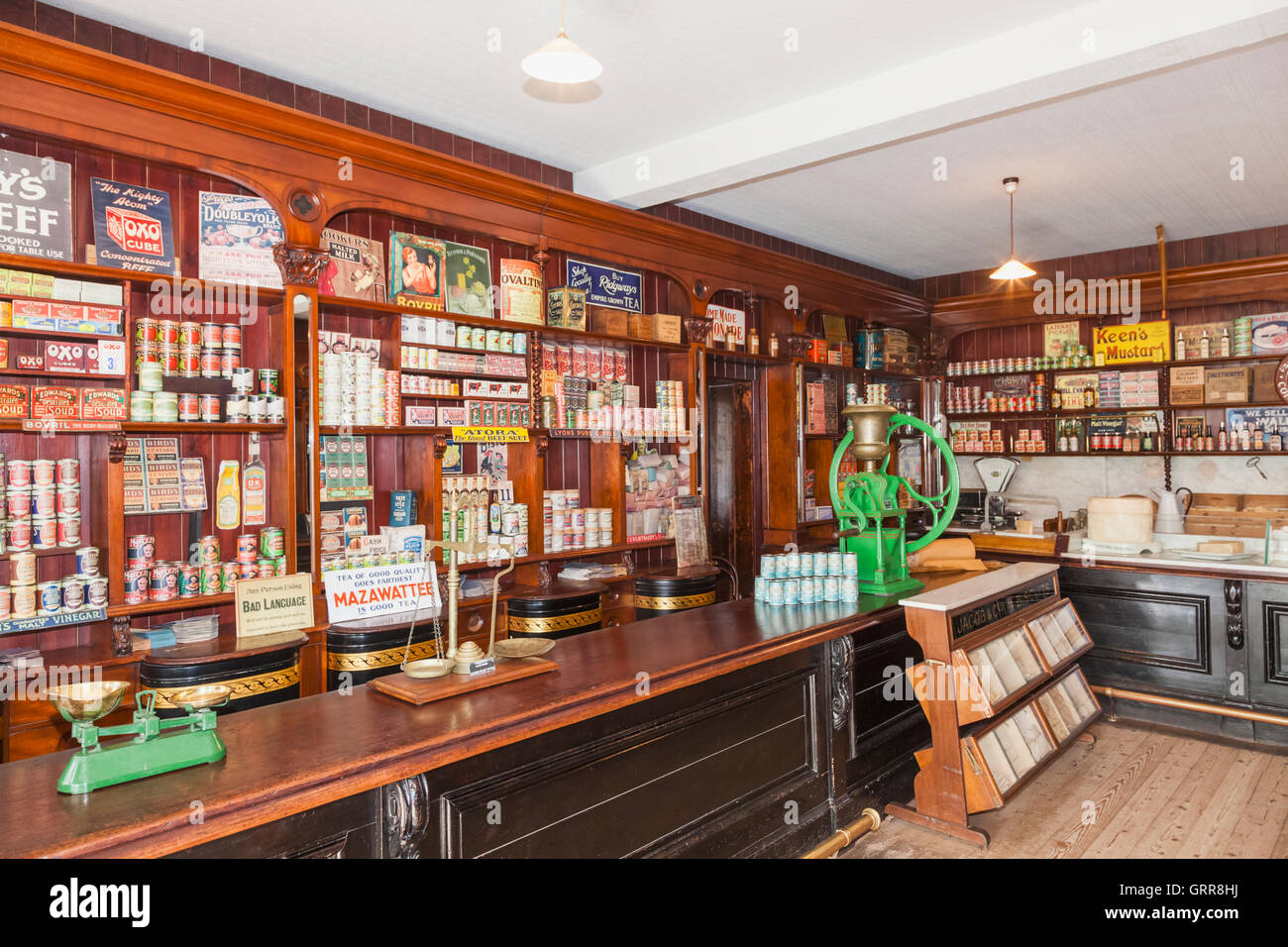 St Fagan's, Museum of Welsh Life, Gwalia Supply Store, Interior display ...