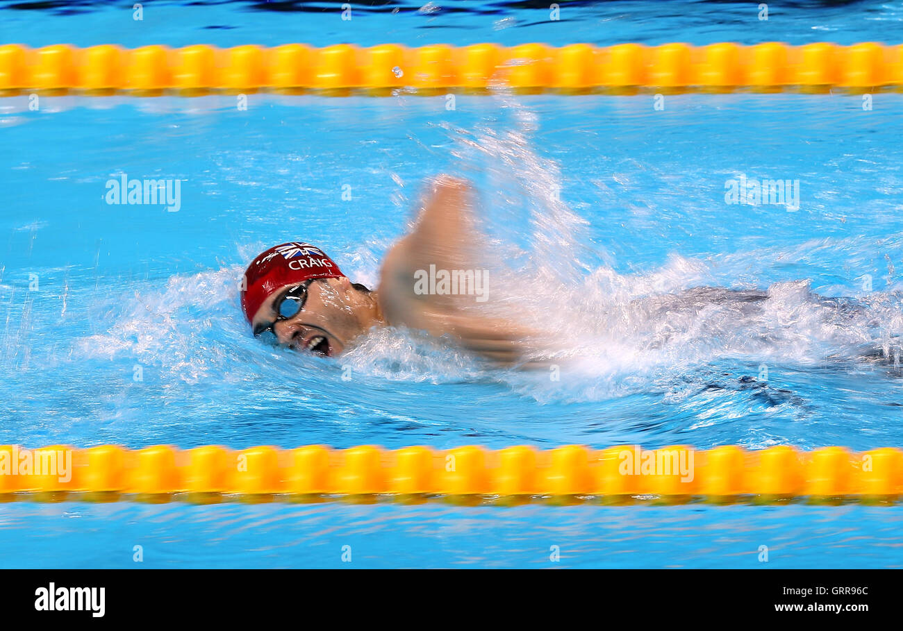 Great Britain's Josef Craig in action in the Men's 400M Freestyle S8 Heat 1 at the Olympic ...