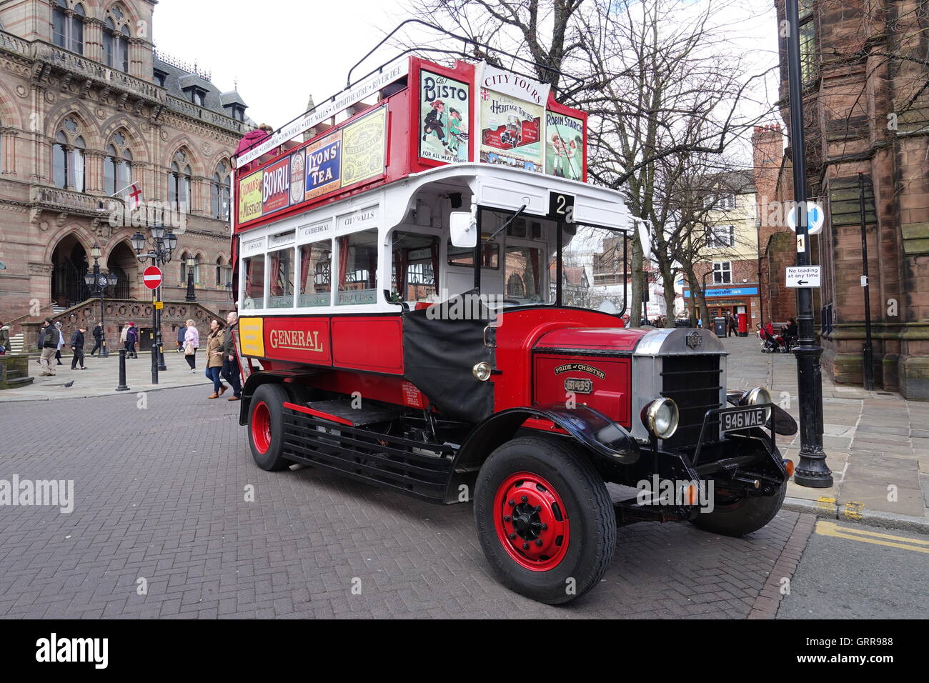 London General Omnibus Company, B-Type Motorbus Replica Stock Photo - Alamy