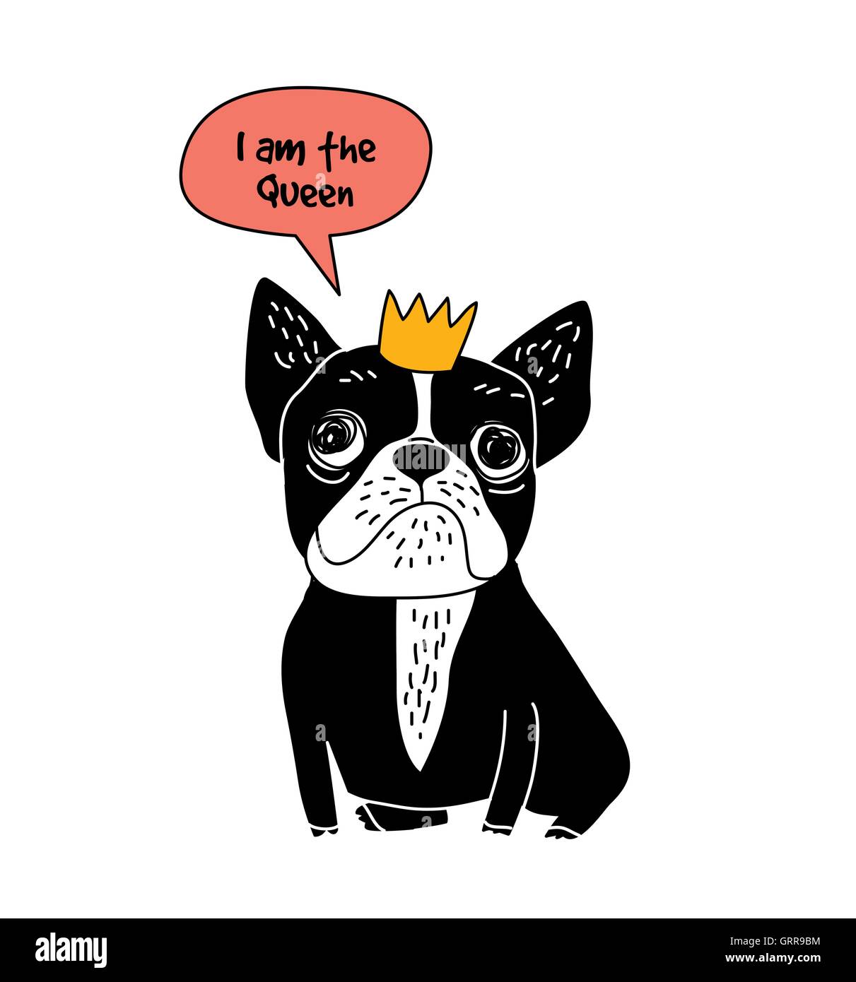 Queen with dogs Stock Vector Images - Alamy