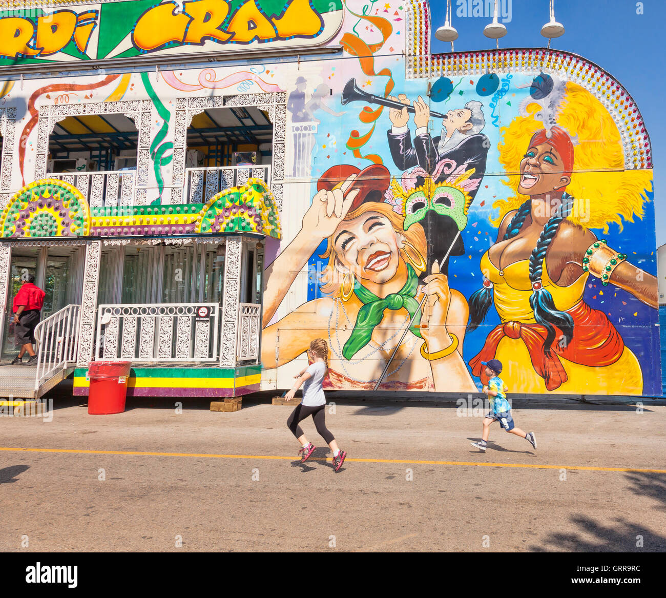 Amusement Park at and midway The Canadian National Exhibition in ...
