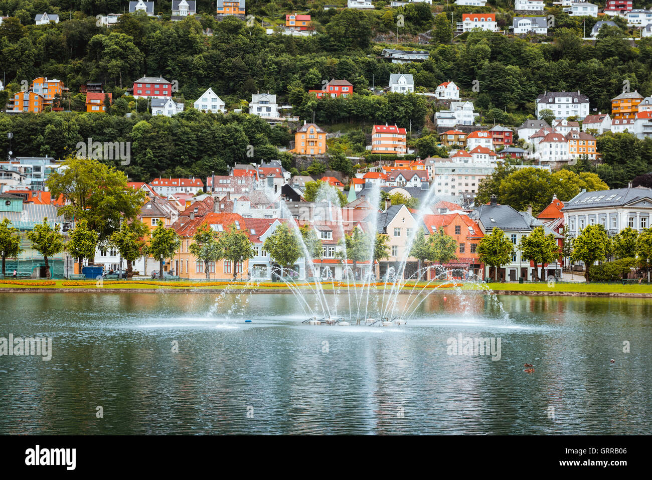 City Centre Of Bergen Stock Photos & City Centre Of Bergen Stock Images ...
