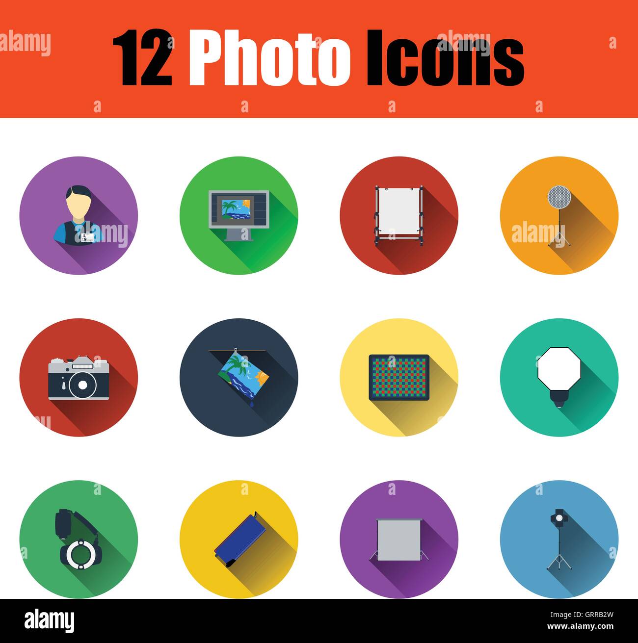 Portrait photo in the studio Stock Vector Images - Alamy