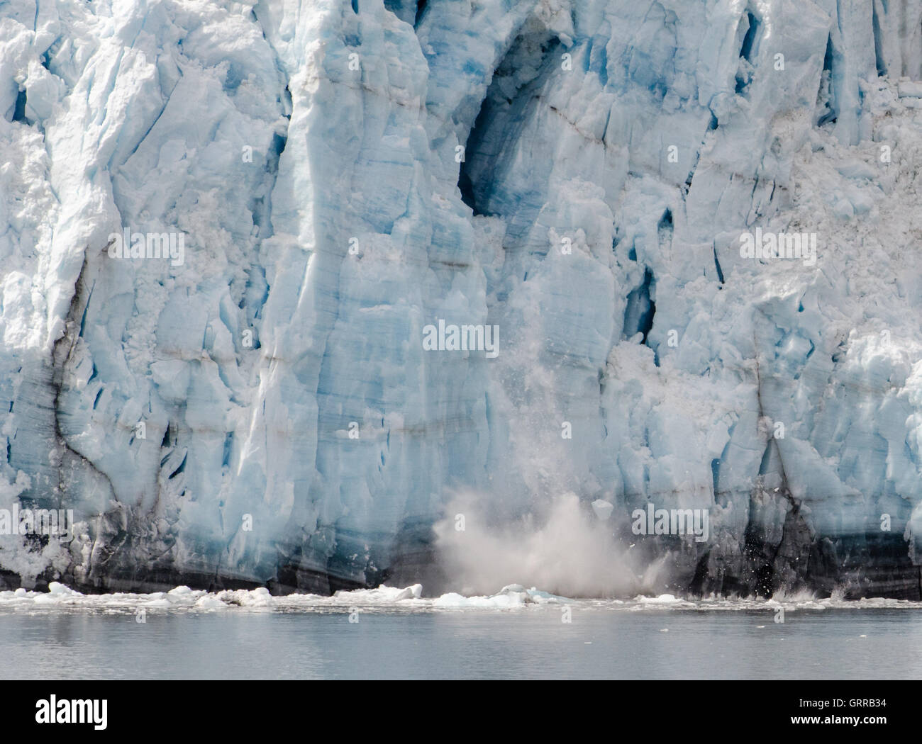 Ice falling glacier hi-res stock photography and images - Alamy