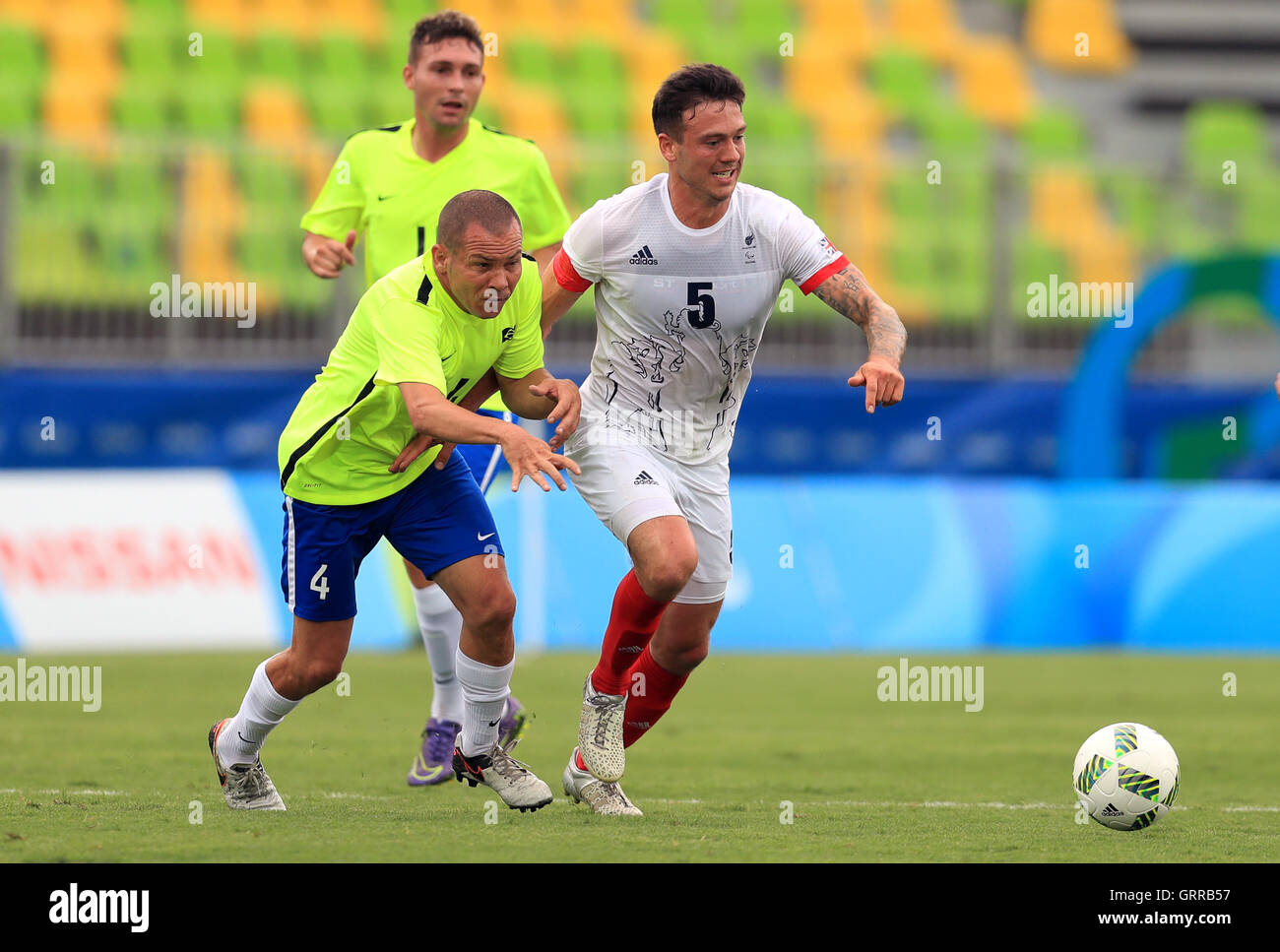 Great Britain's Jack Rutter (right) and Brazil's Jose Carlos Monteiro ...