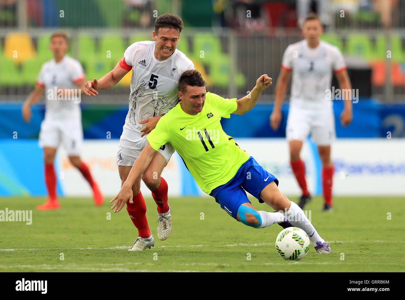Great Britain's Jack Rutter (left) and Brazil's Leandro Goncalves Do ...