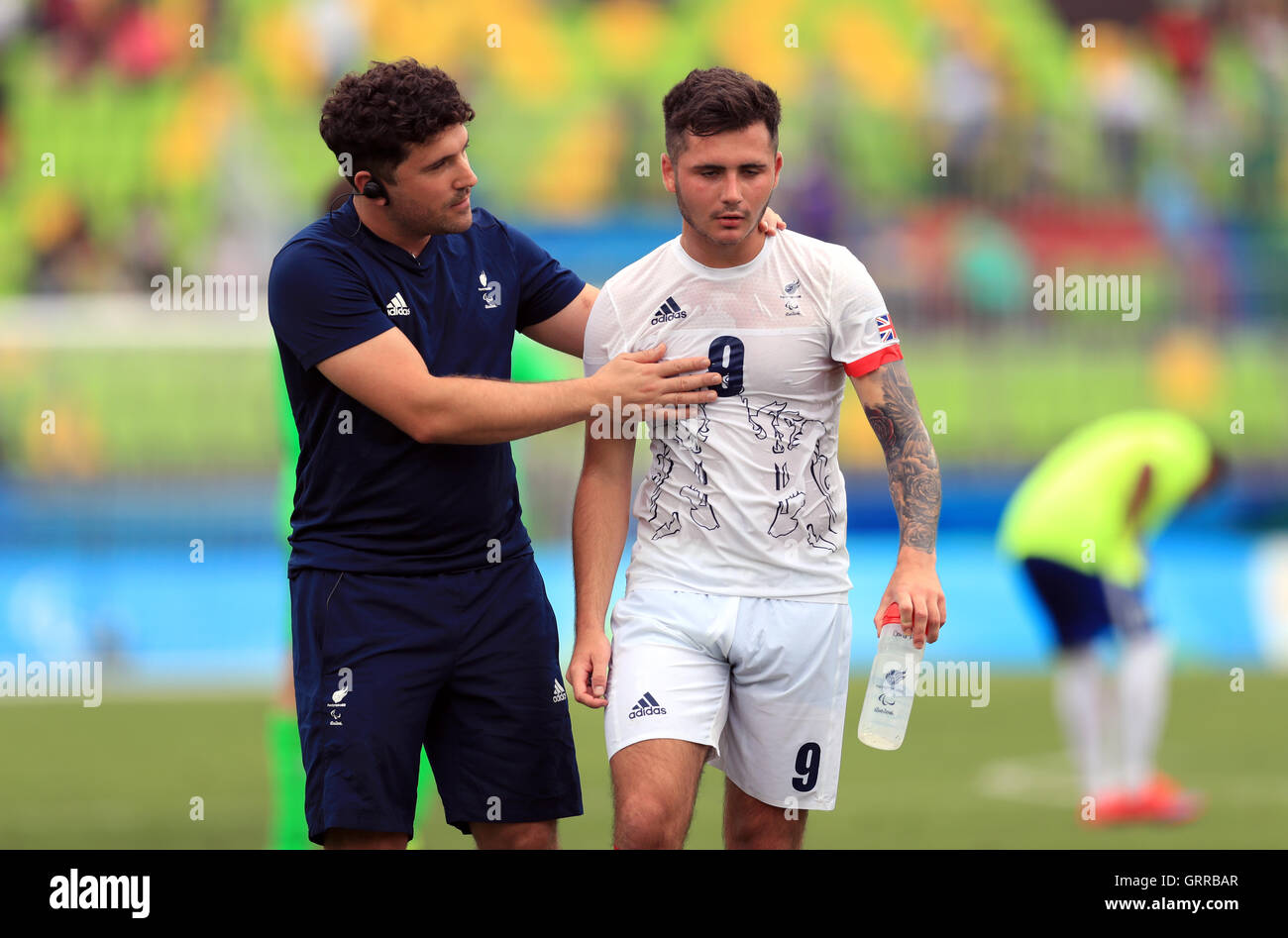 Great Britain's David Porcher during the Men's 7 a side football at the ...