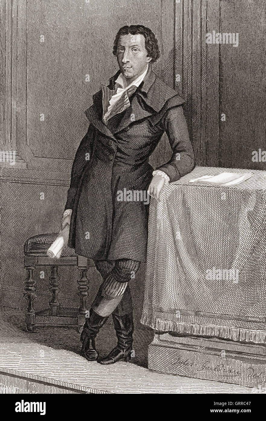 Jacques Pierre Brissot, 1754 – 1793, who assumed the name of de ...