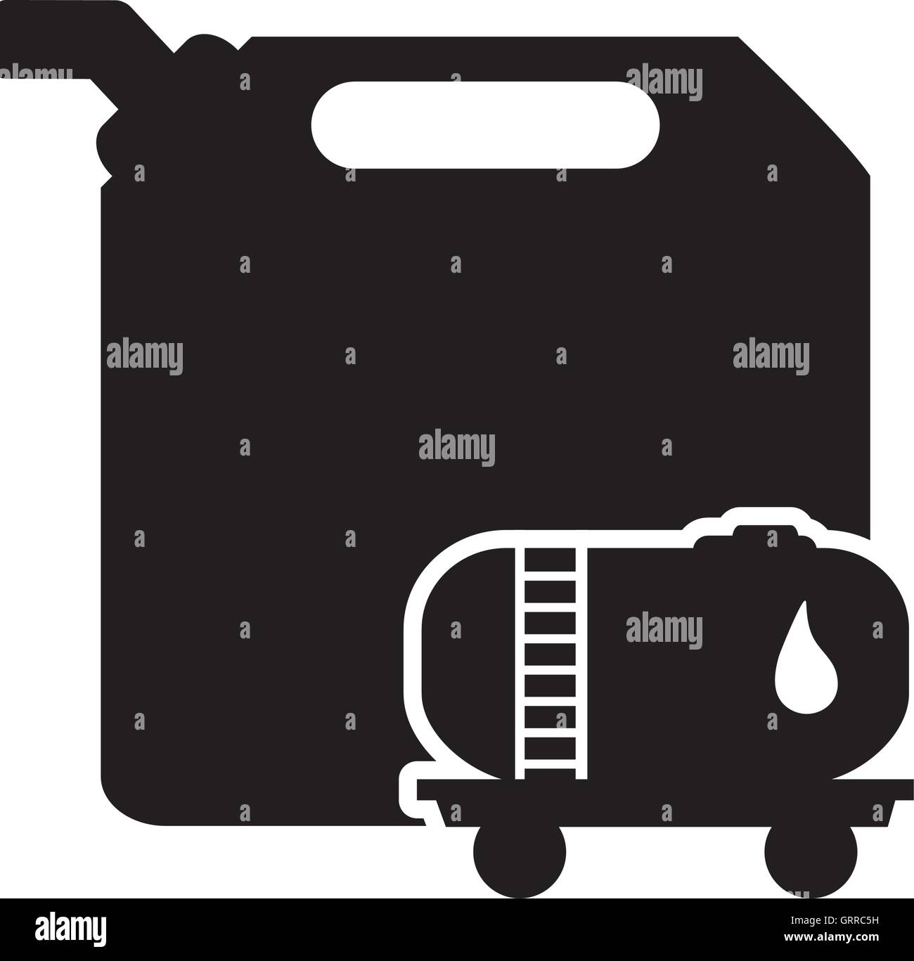 fuel canister and fuel tank icon Stock Vector Image & Art - Alamy