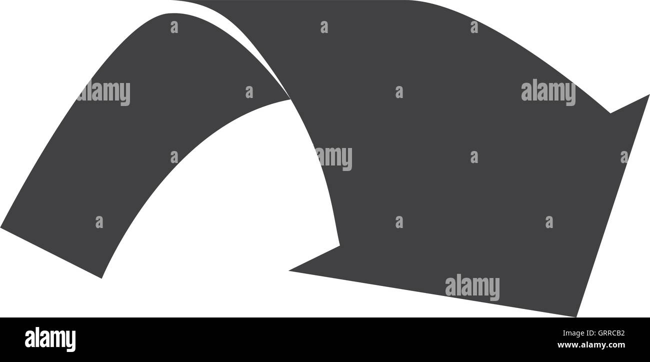 arrow curve direction infographic icon. Vector graphic Stock Vector ...