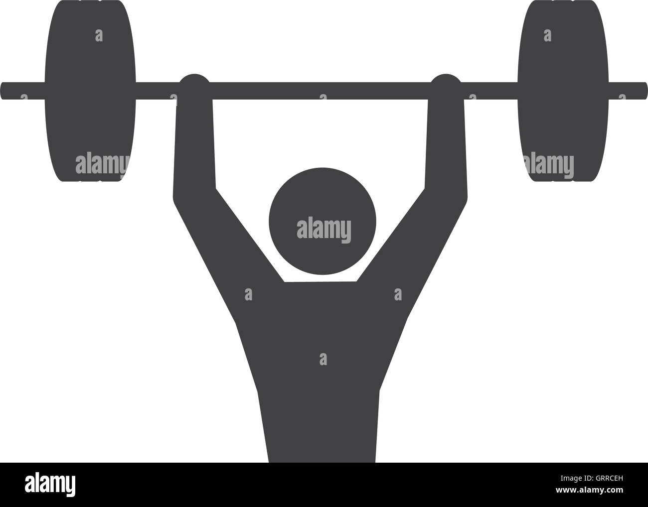 pictogram weight fitness gym sport icon. Vector graphic Stock Vector ...