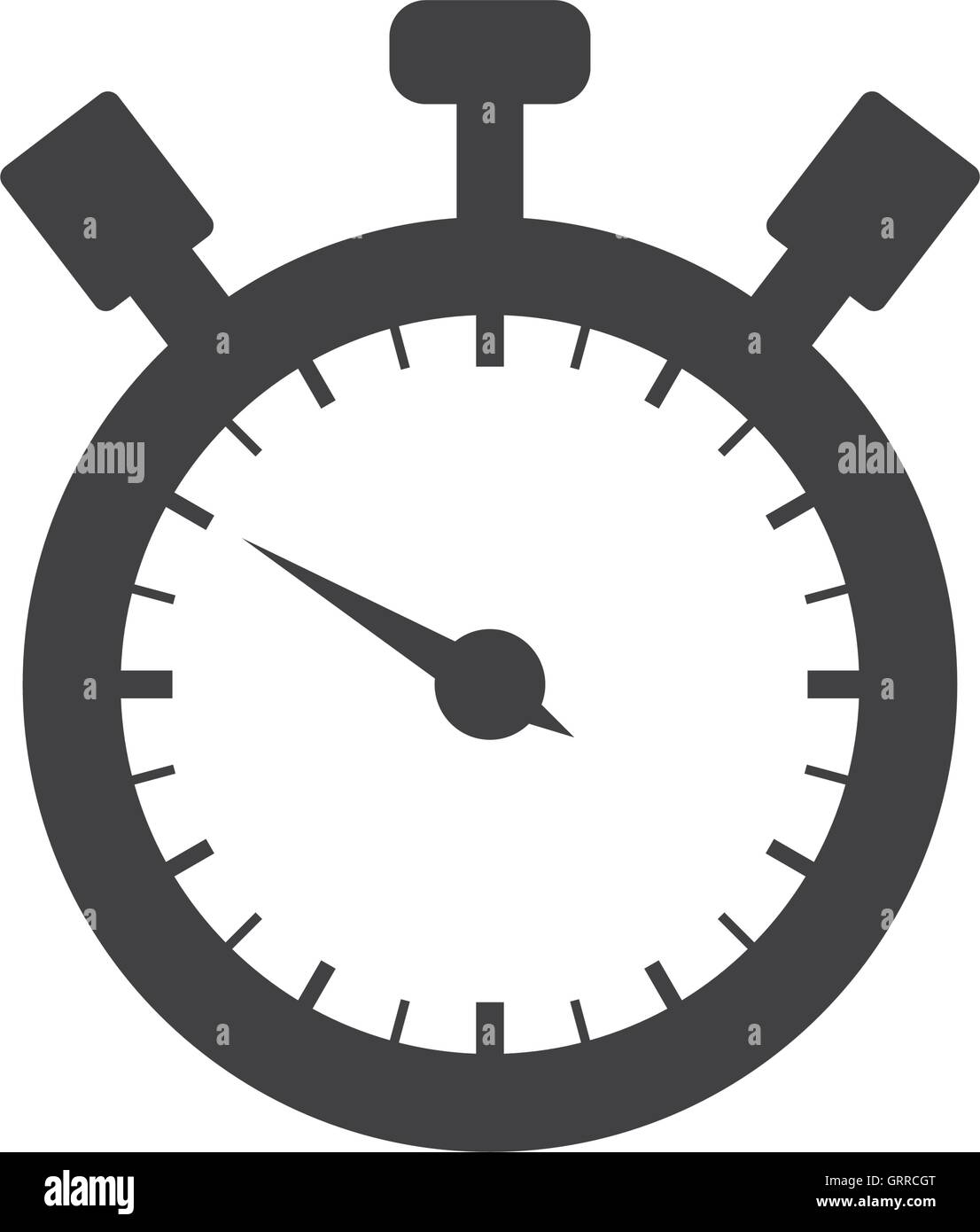 chronometer circle time traditional icon. Vector graphic Stock Vector ...