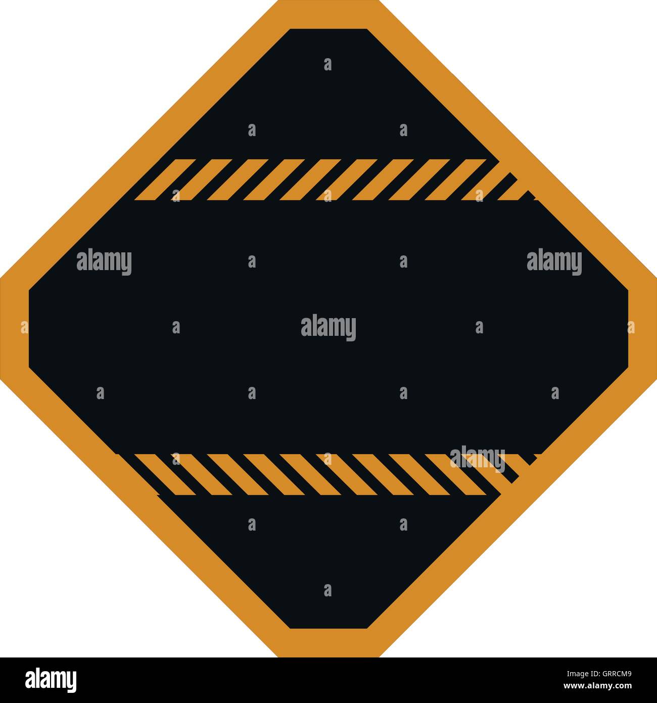 road sign banner warning construction icon. Vector graphic Stock Vector ...