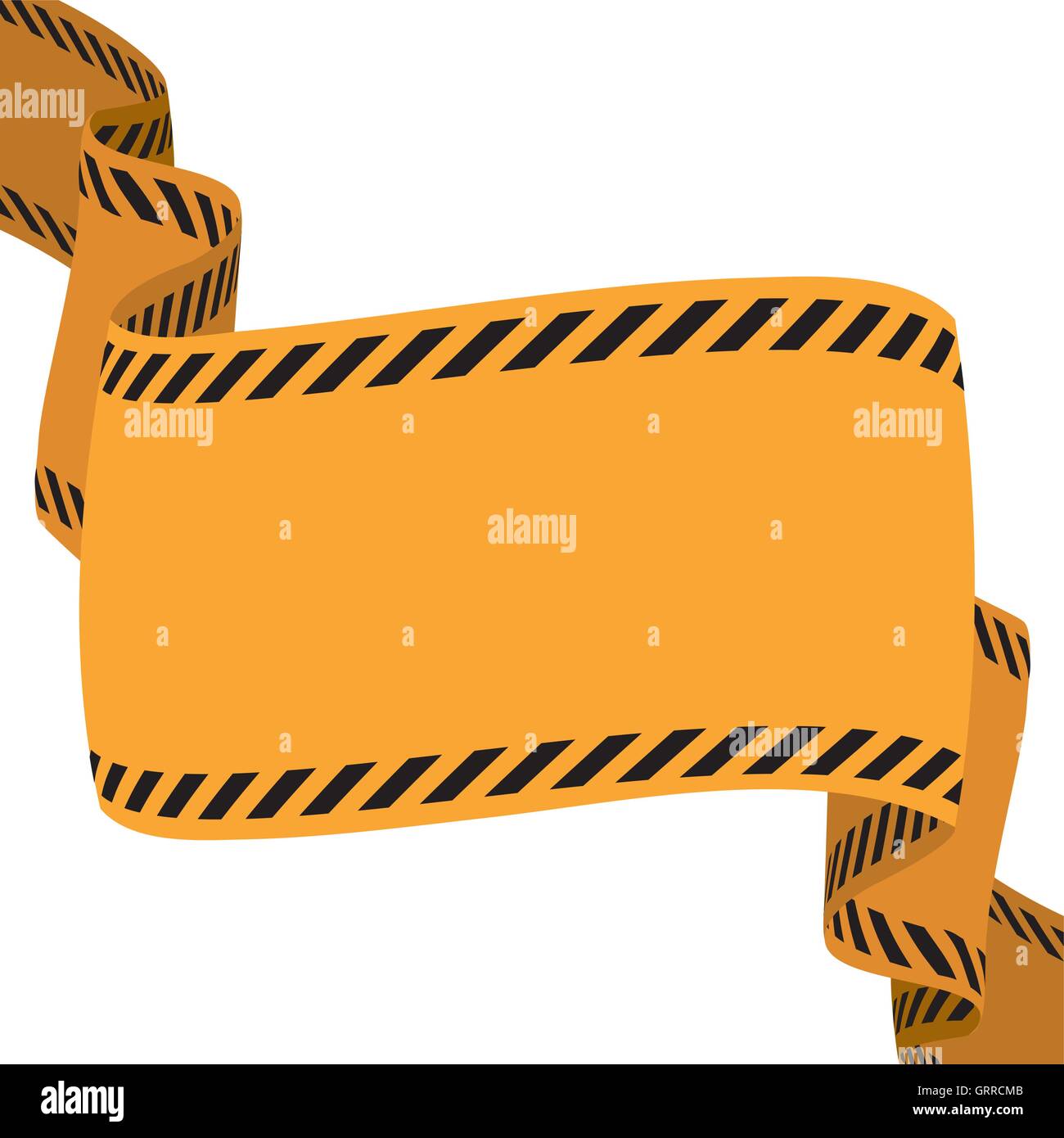 road sign banner warning construction icon. Vector graphic Stock Vector ...
