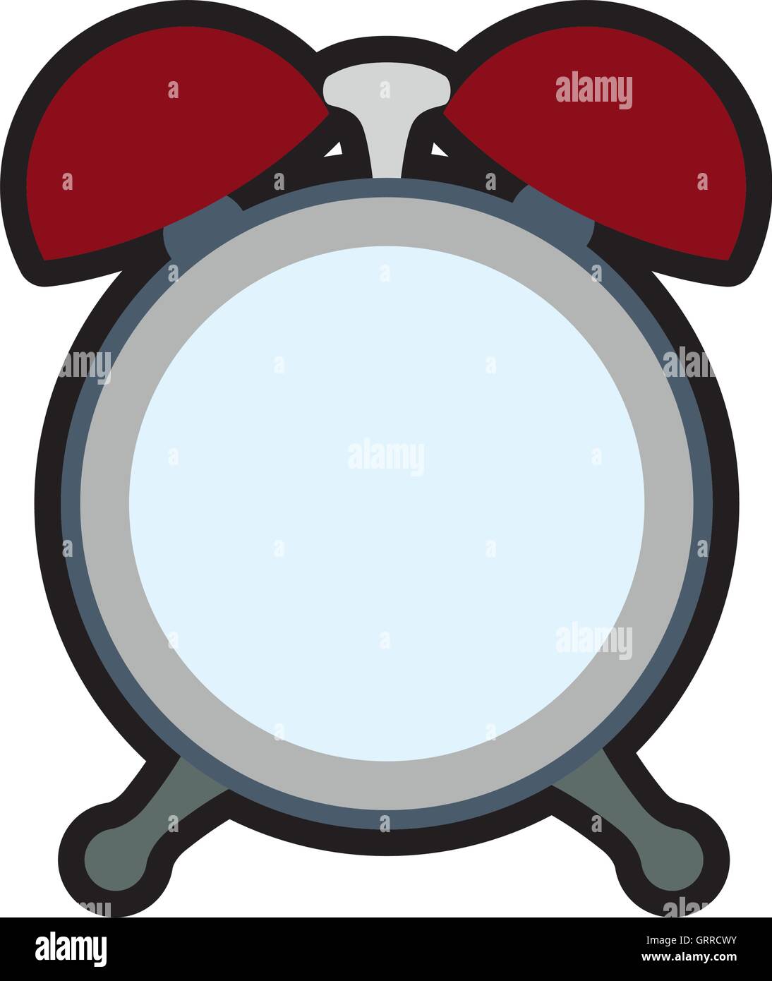 clock wake up circle time traditional icon. Vector graphic Stock Vector ...