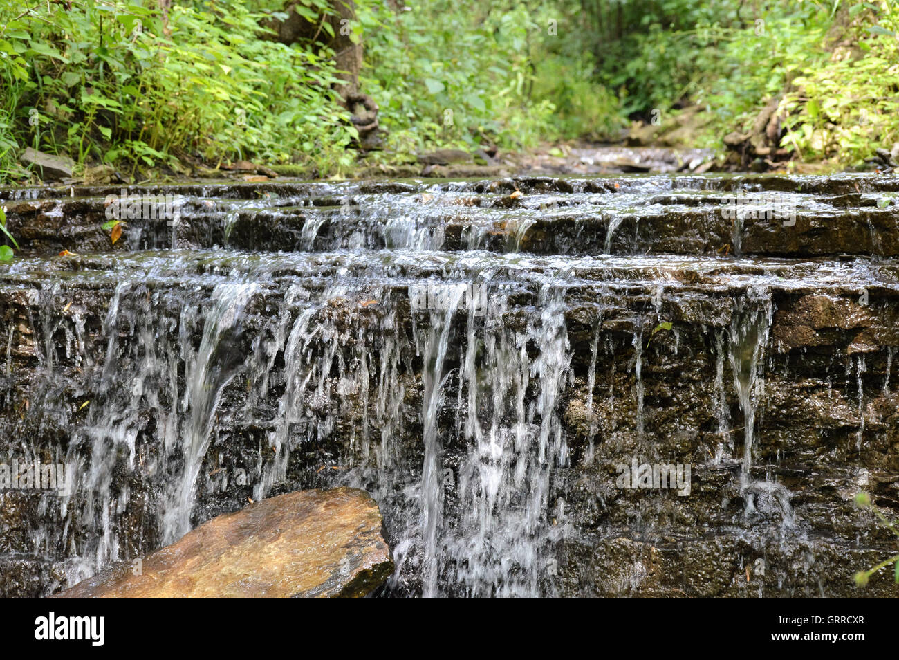 Waterfall in the Wilderness Stock Photo - Alamy