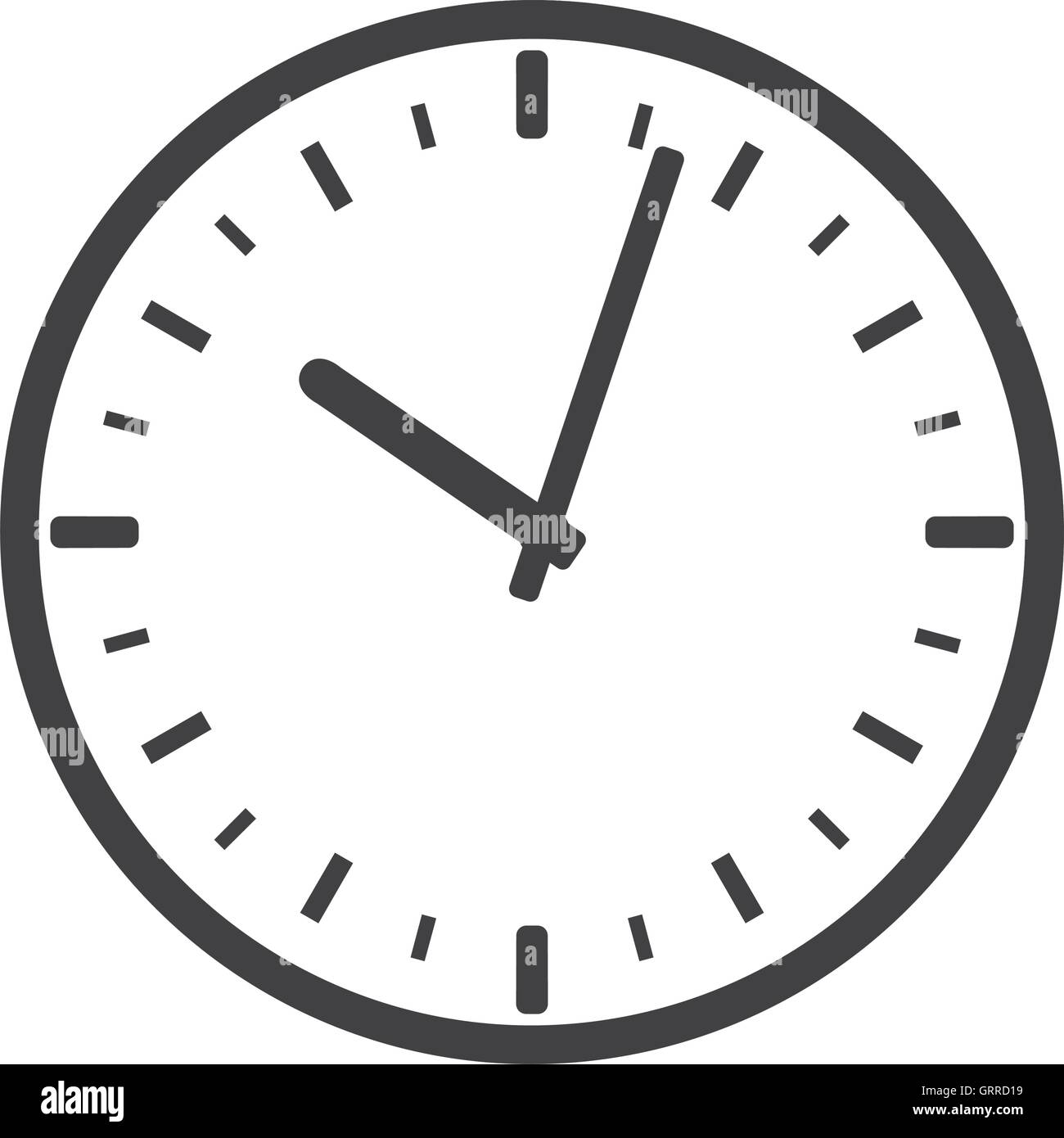 clock circle time traditional icon. Vector graphic Stock Vector Image ...