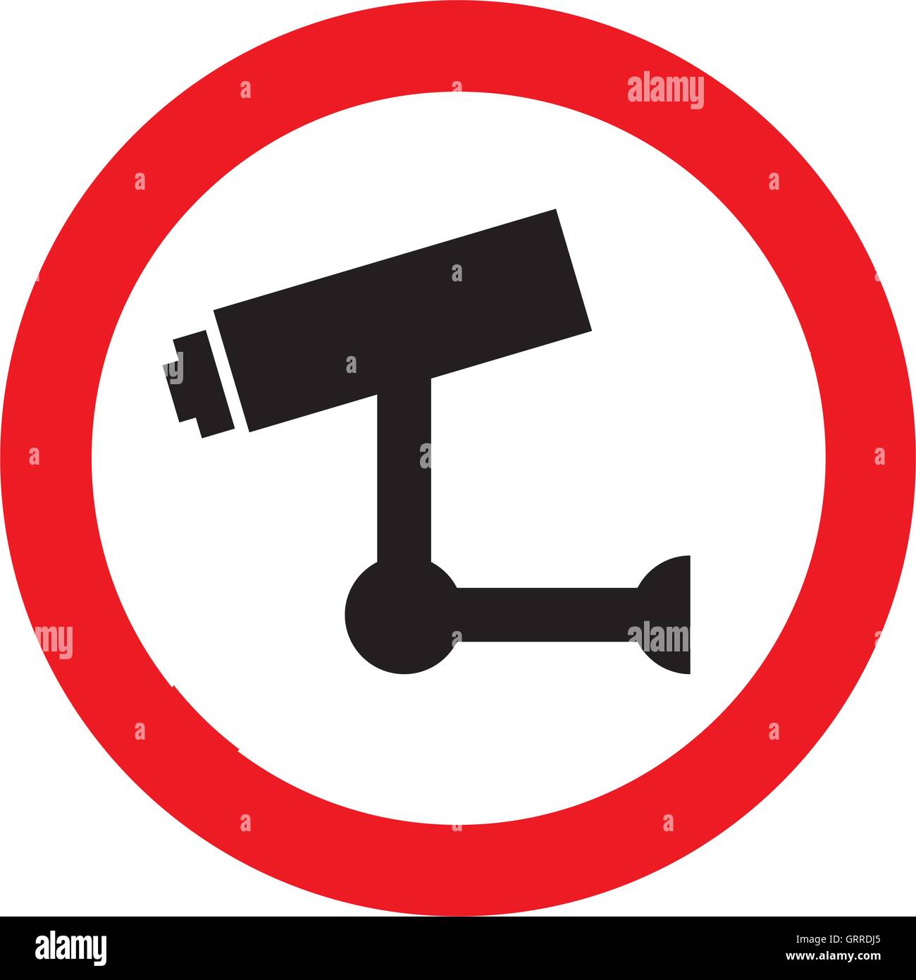 Traffic signal camera sign Stock Vector Images - Alamy