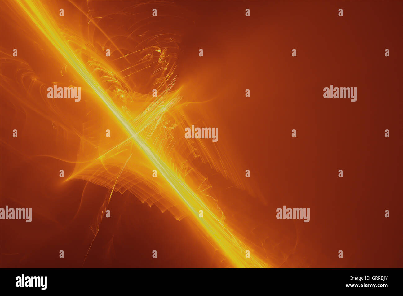 set 7 yellow glow energy wave. lighting effect abstract background ...