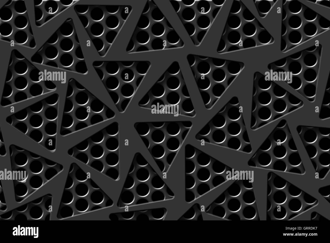 gray carbon fiber frame on black mesh carbon background. metal ...