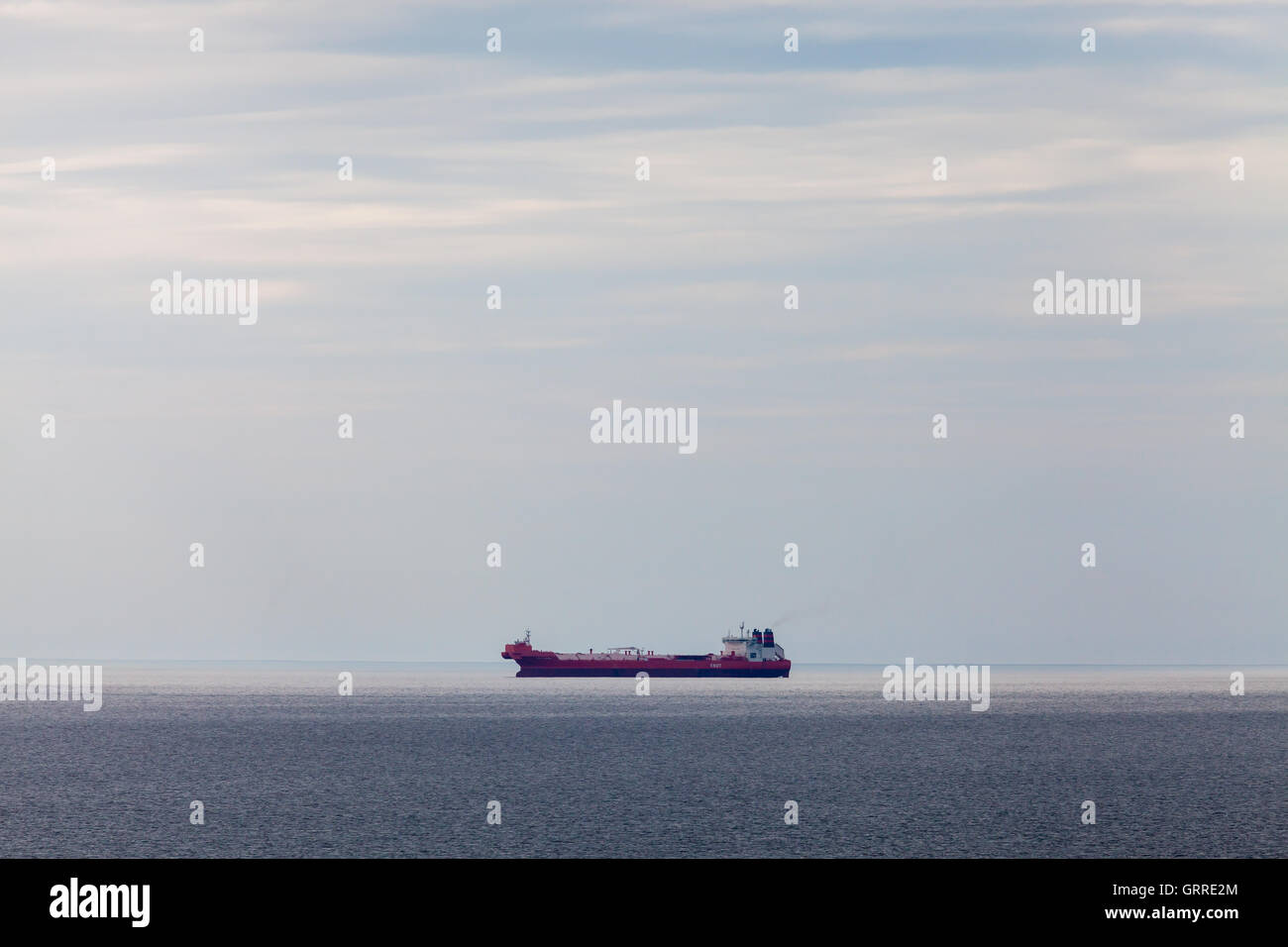 Oil Tanker at Sea Stock Photo - Alamy