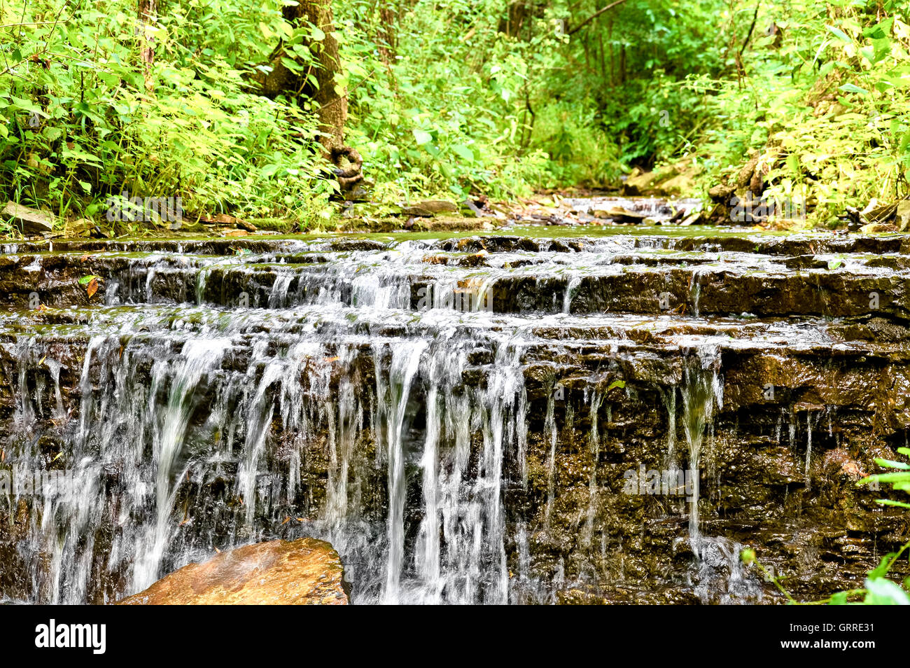 Waterfall in the Wilderness Stock Photo - Alamy
