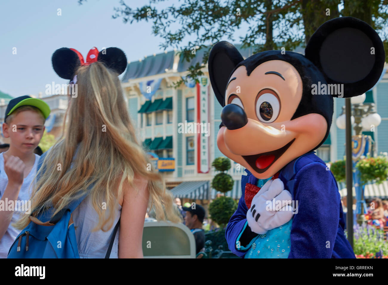 Disney mickey mouse fan hi-res stock photography and images - Alamy