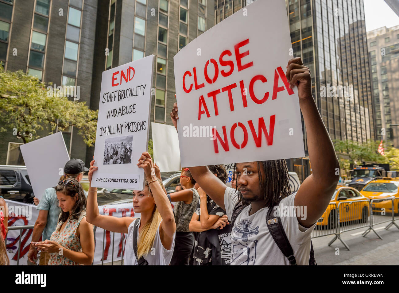 New York, United States. 08th Sep, 2016. Prison reform advocates and ...