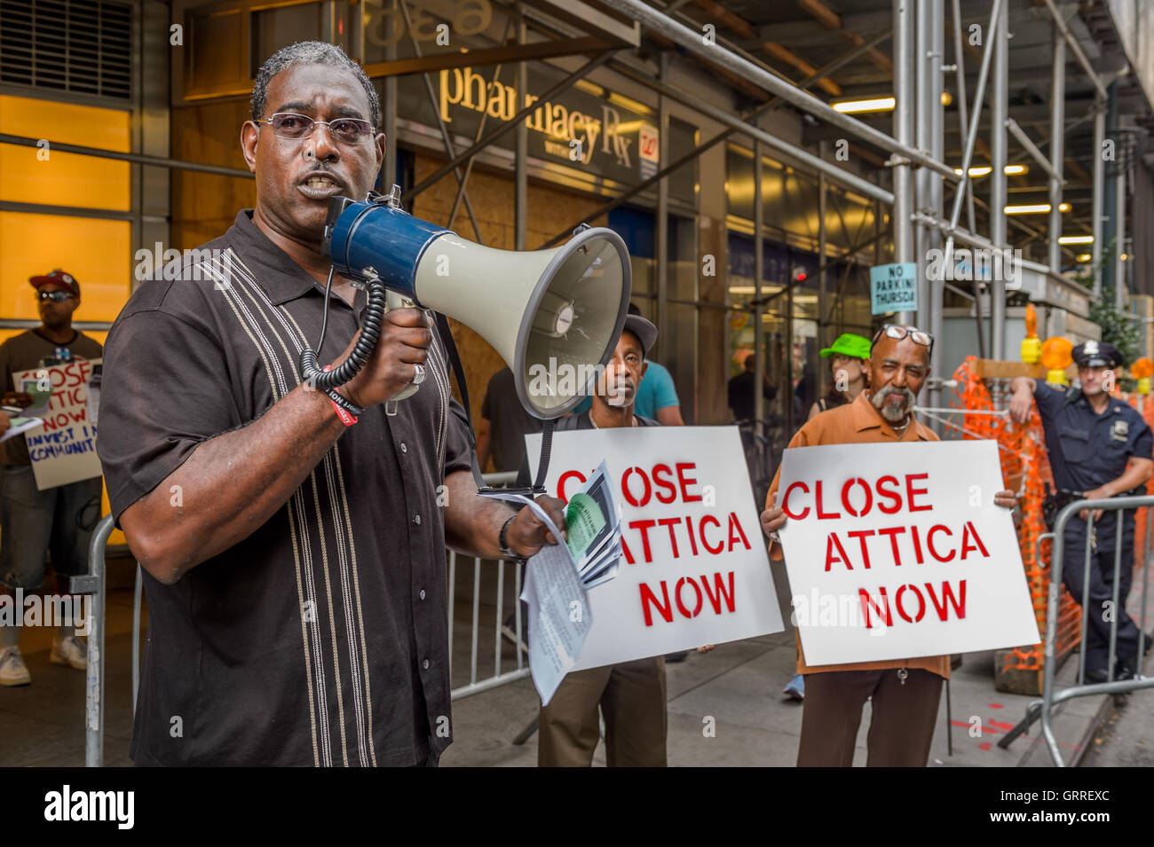 New York, United States. 08th Sep, 2016. Prison reform advocates and ...