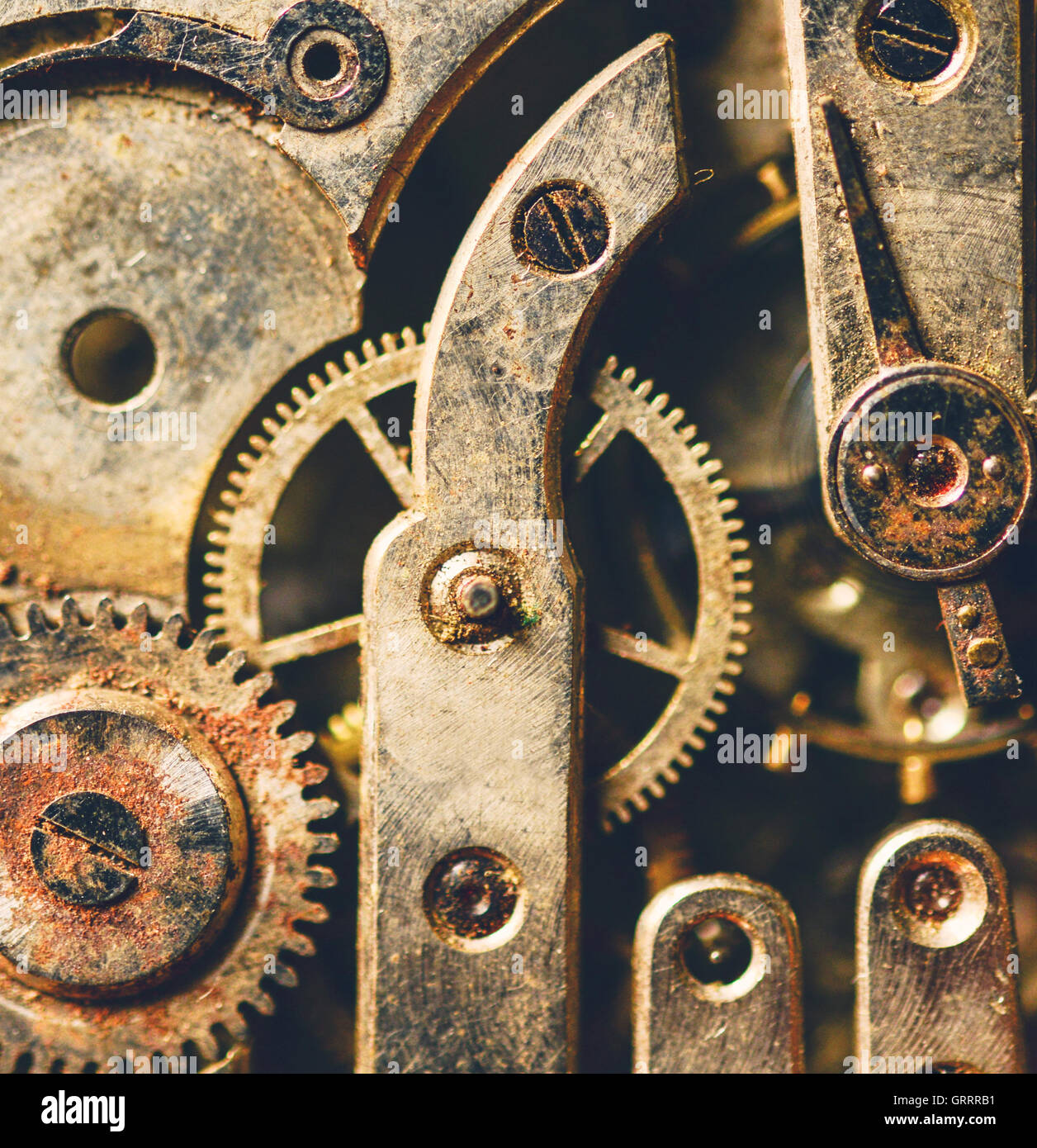 Rusted clock hi-res stock photography and images - Alamy