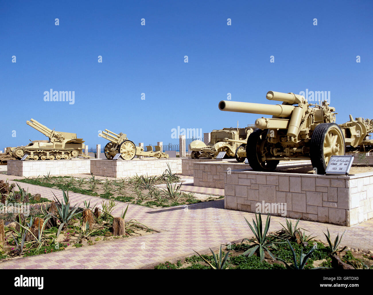 WWII Museum, El Alamein, Lower Egypt Stock Photo - Alamy