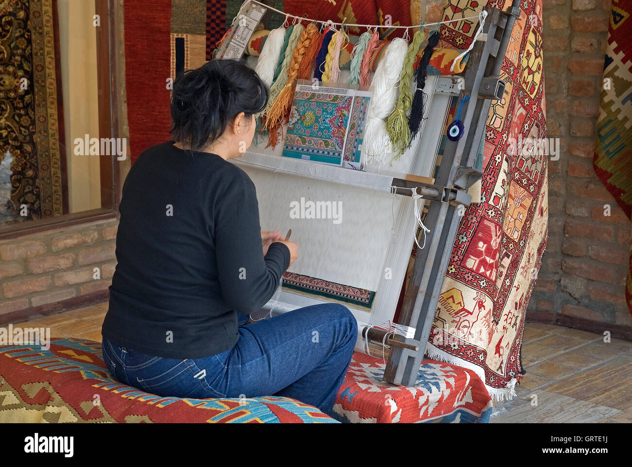 Rug hooking stand hi-res stock photography and images - Alamy
