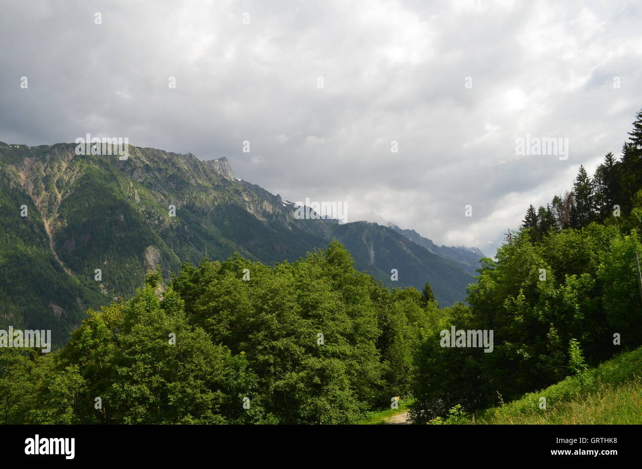 Landscape in Chamonix, France Stock Photo - Alamy