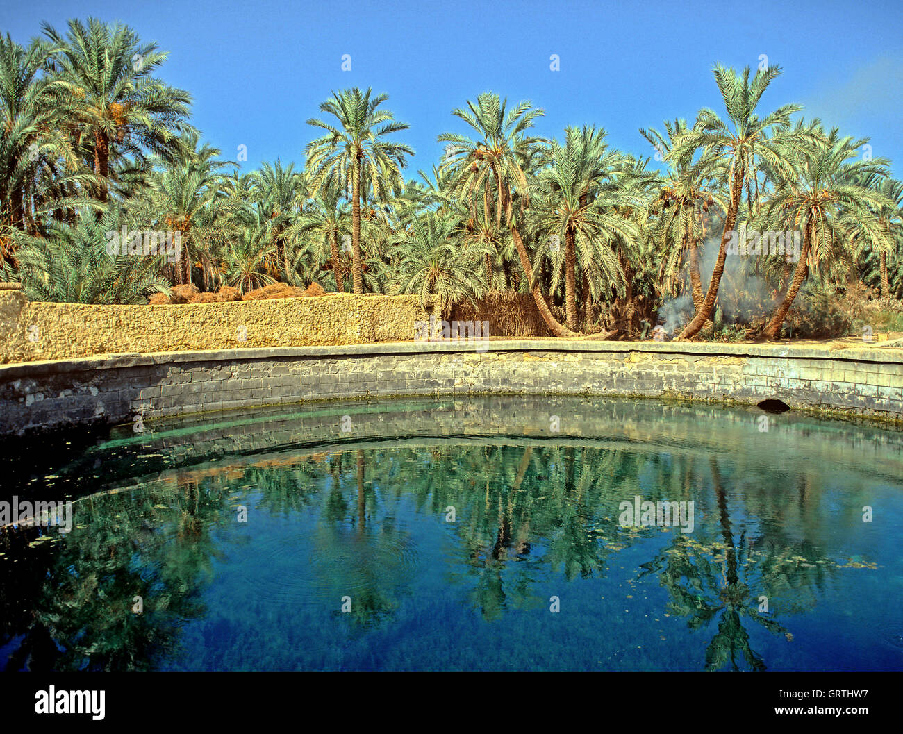 Cleopatra's Spring, Siwa Oasis, Western Egypt Stock Photo - Alamy