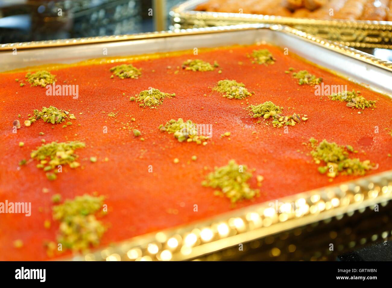 Knafeh is a Palestinian cheese pastry soaked in sweet, sugar-based ...